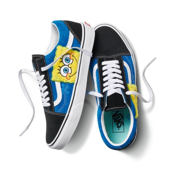 Vans | Shoes | Spongebob X Vans Collab Old Skool Sneakers Mens | Poshmark